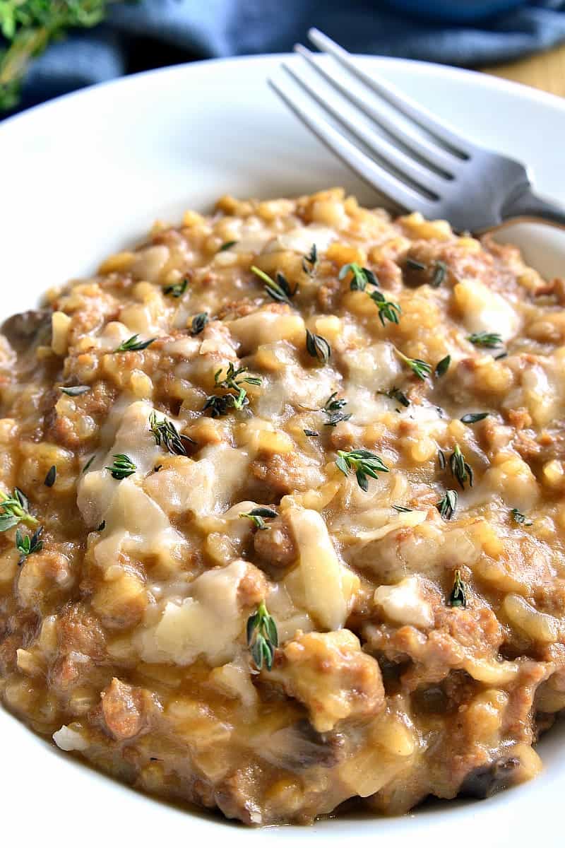 French Onion Risotto