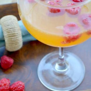 Peach Melba Sangria – Lemon Tree Dwelling
