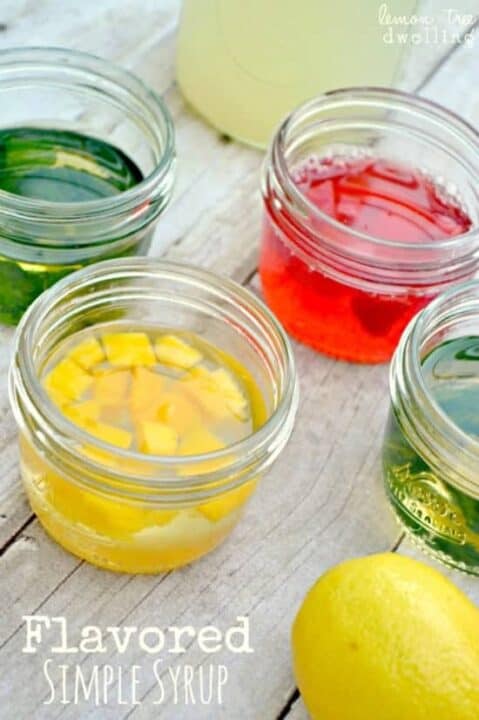 Flavored Simple Syrup – Lemon Tree Dwelling