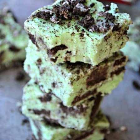 No-Bake Mint Oreo Fudge