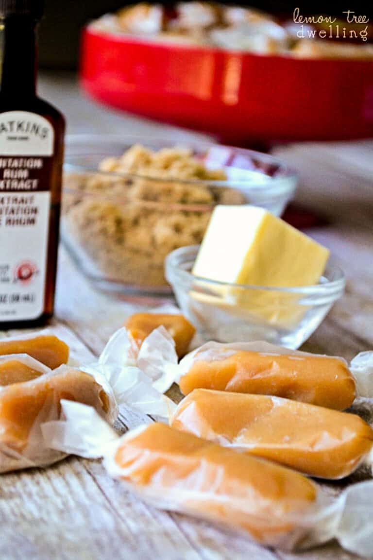 Homemade Rum Caramels