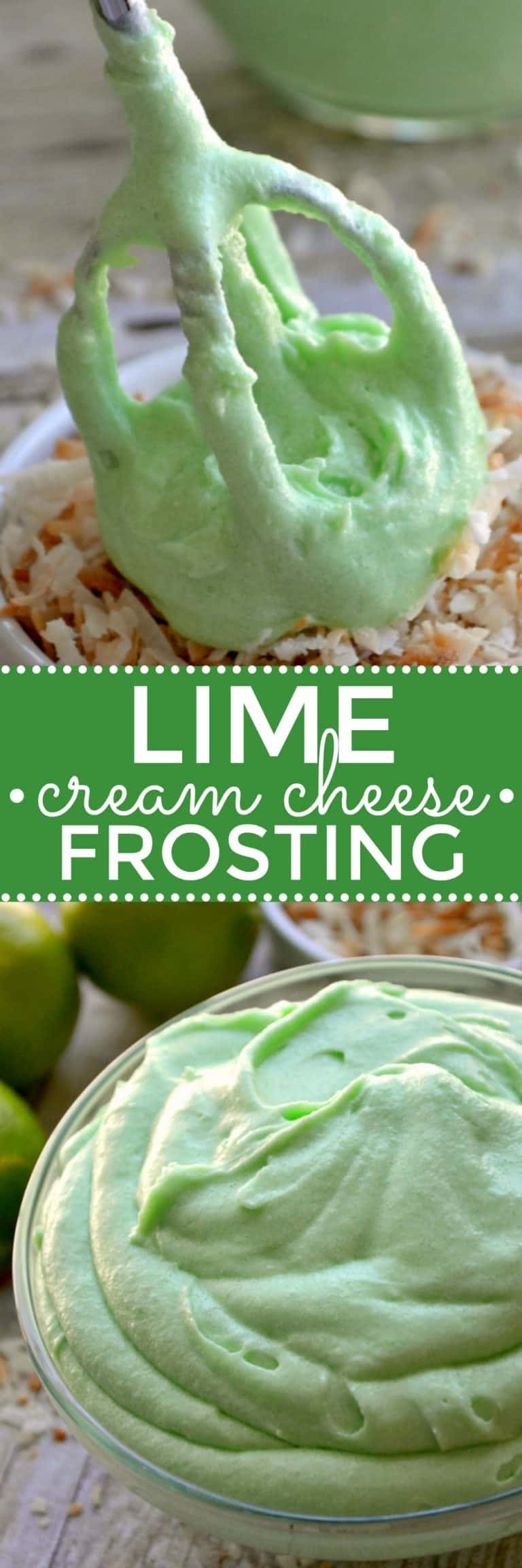 Lime Cream Cheese Frosting