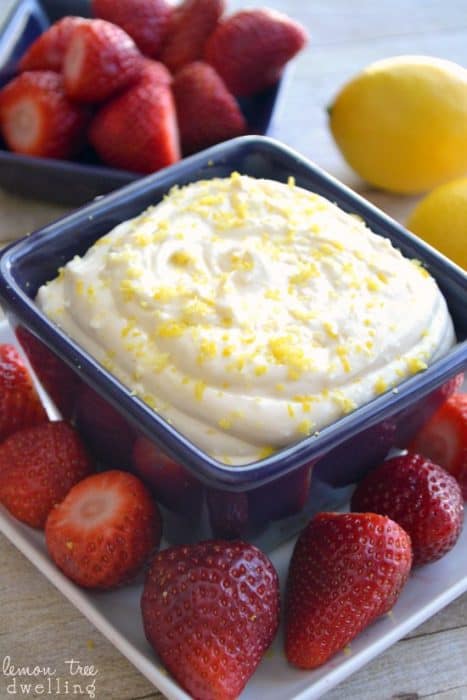 Creamy Lemon Dip – Lemon Tree Dwelling