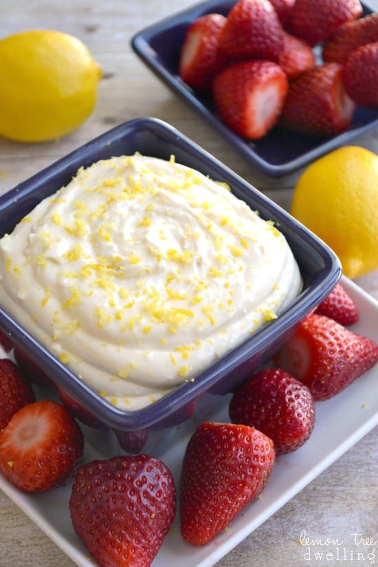 Creamy Lemon Dip – Lemon Tree Dwelling