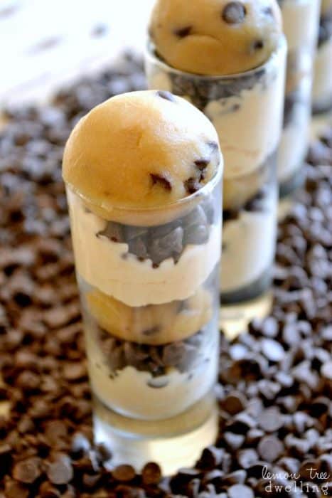 Fluffernutter Cheesecake Cookie Dough Parfaits – Lemon Tree Dwelling
