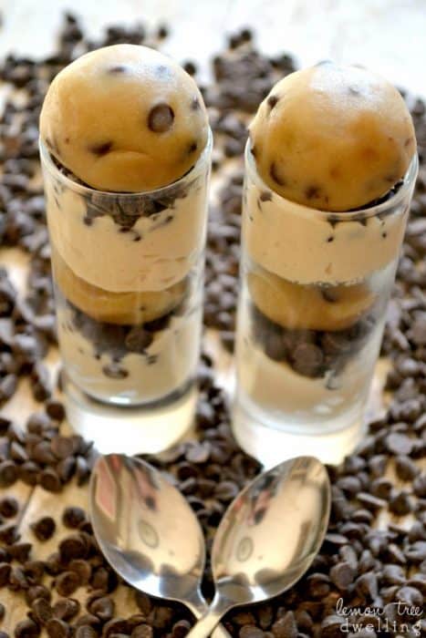 Fluffernutter Cheesecake Cookie Dough Parfaits – Lemon Tree Dwelling