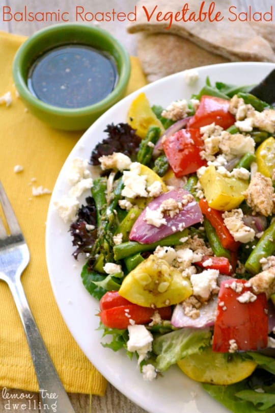 Balsamic Roasted Vegetable Salad – Lemon Tree Dwelling