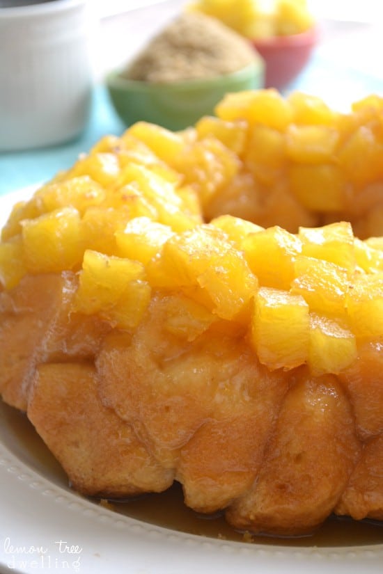 Pineapple Upside Down Monkey Bread – Lemon Tree Dwelling