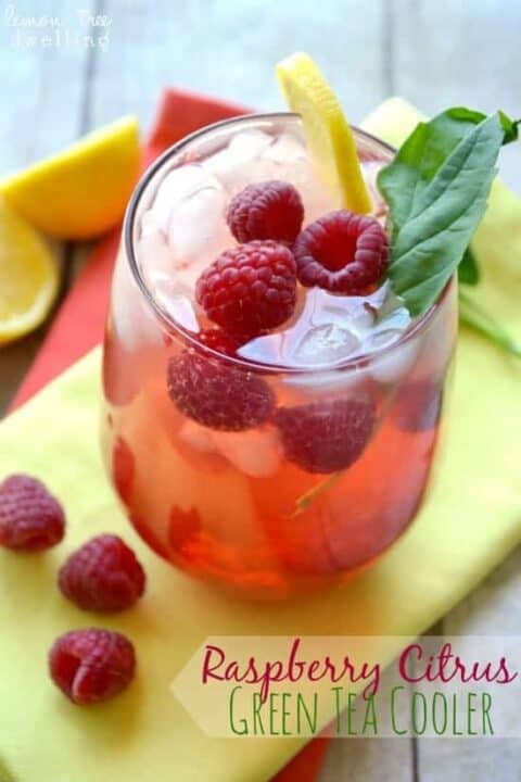 Raspberry Citrus Green Tea Cooler – Lemon Tree Dwelling