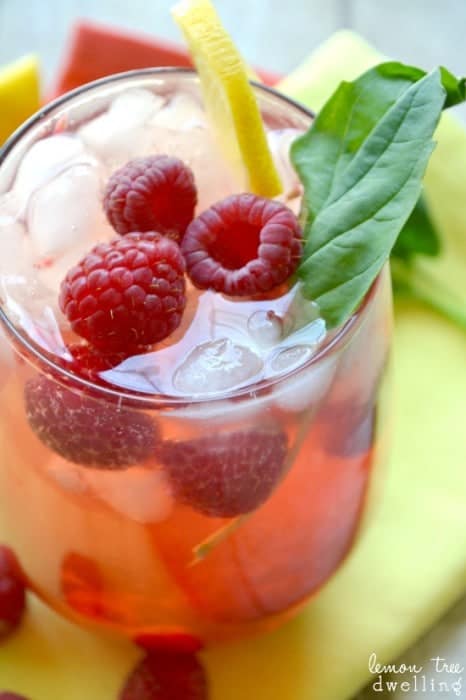 Raspberry Citrus Green Tea Cooler – Lemon Tree Dwelling