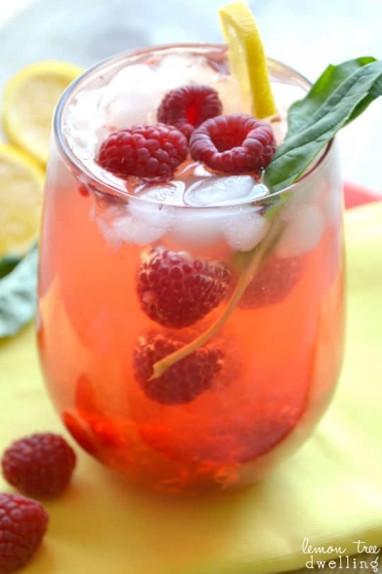 Raspberry Citrus Green Tea Cooler – Lemon Tree Dwelling