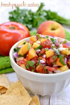 Fresh Peach Salsa – Lemon Tree Dwelling