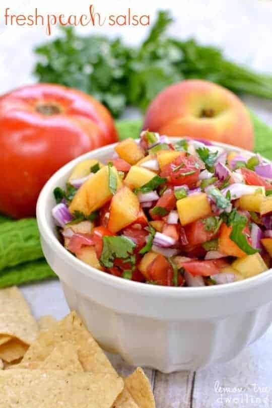 Fresh Peach Salsa – Lemon Tree Dwelling