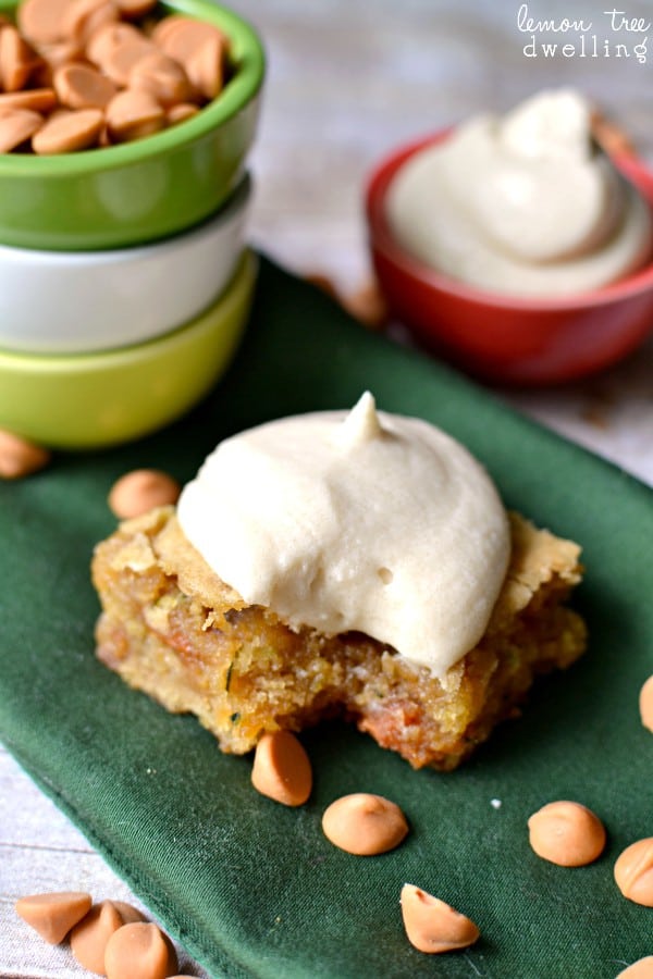Butterscotch Zucchini Blondies – Lemon Tree Dwelling