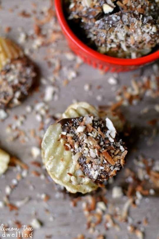 Almond Joy Potato Chips