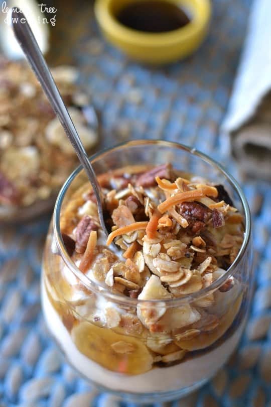 Banana Maple Yogurt Parfait