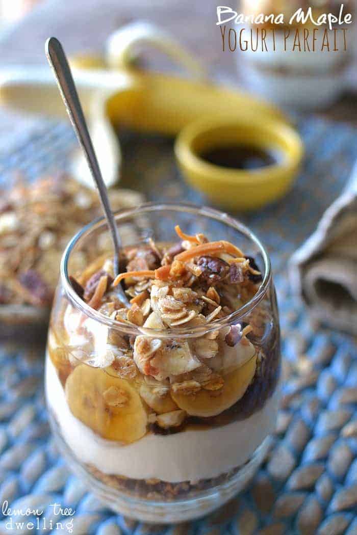 Banana Maple Yogurt Parfait