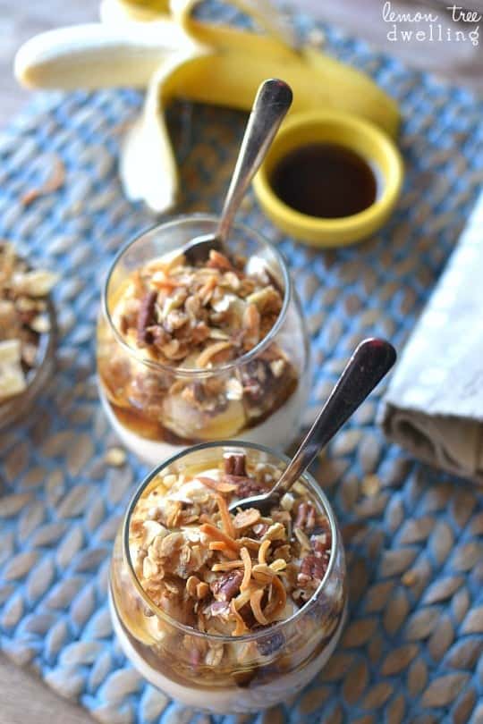 Banana Maple Yogurt Parfait