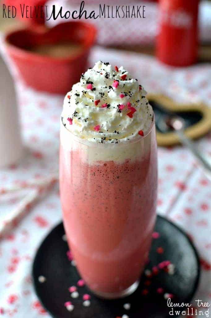 Red Velvet Mocha Milkshake