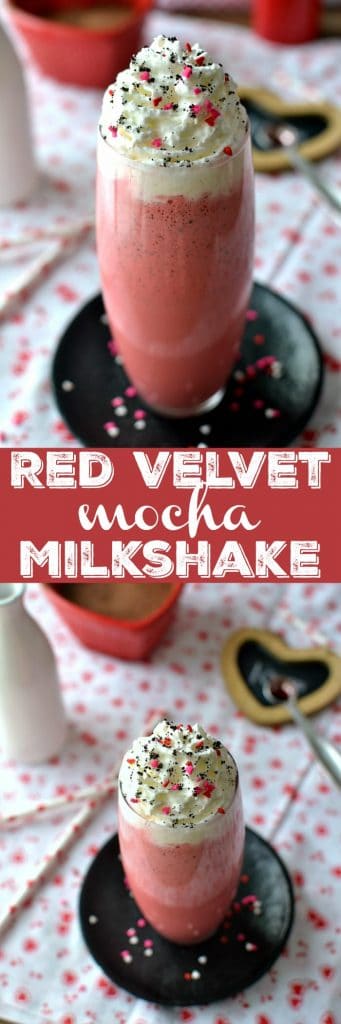 Red Velvet Mocha Milkshake