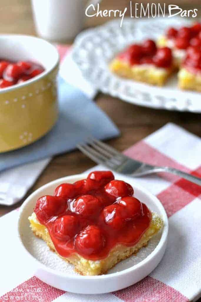Cherry Lemon Bars