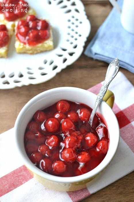 Cherry Lemon Bars