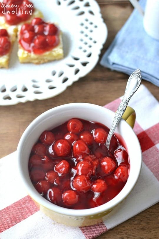 Cherry Lemon Bars