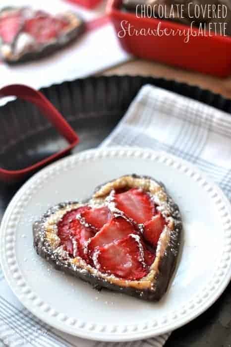 Chocolate Covered Strawberry Galette