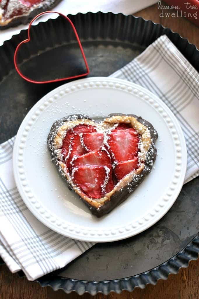 Chocolate Covered Strawberry Galette