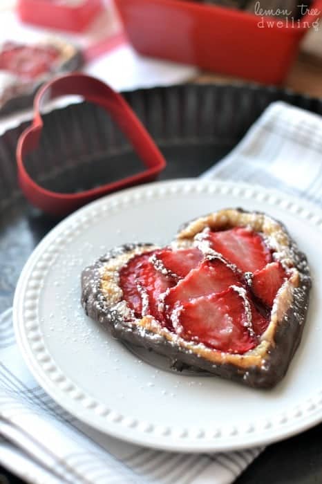 Chocolate Covered Strawberry Galette