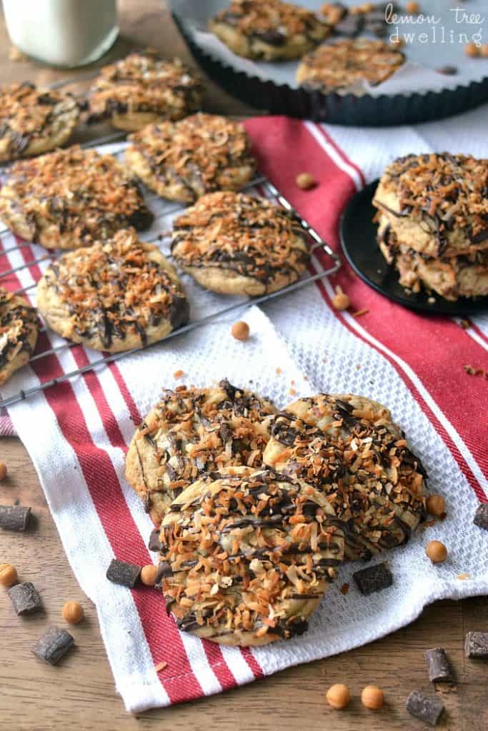 Samoa Chocolate Chip Cookies