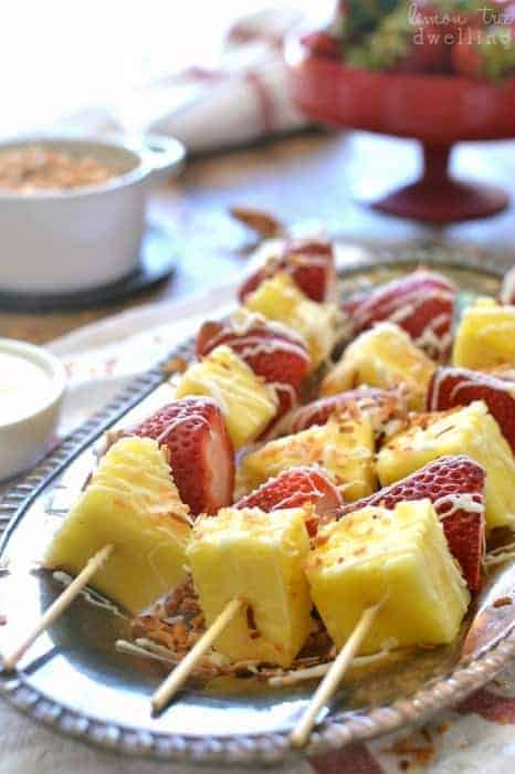 Strawberry Colada Kabobs – Lemon Tree Dwelling