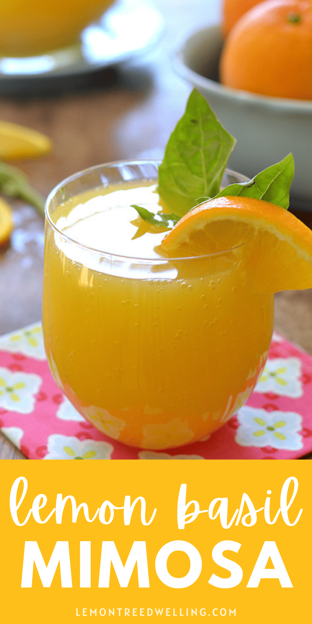 Lemon Basil Mimosas – Lemon Tree Dwelling