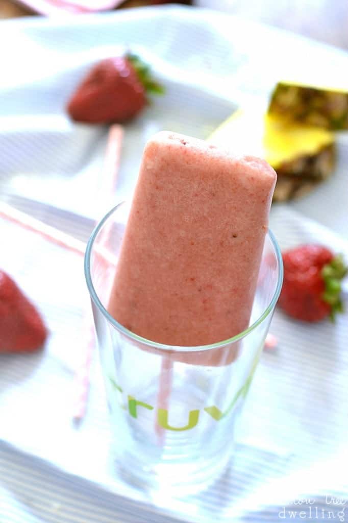 Strawberry Colada Popsicles – Lemon Tree Dwelling