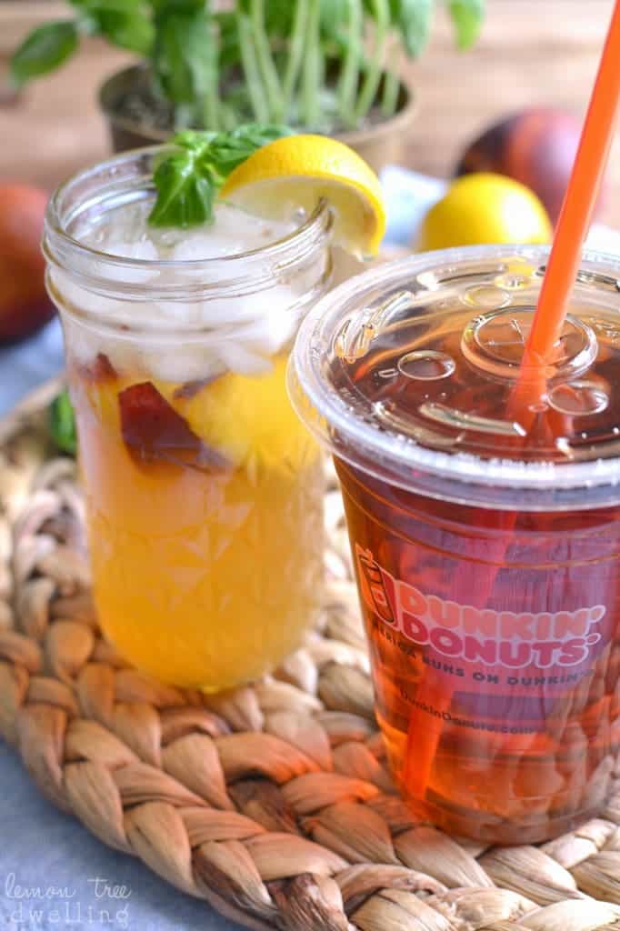 Basil-Peach Iced Tea Lemonade – Lemon Tree Dwelling