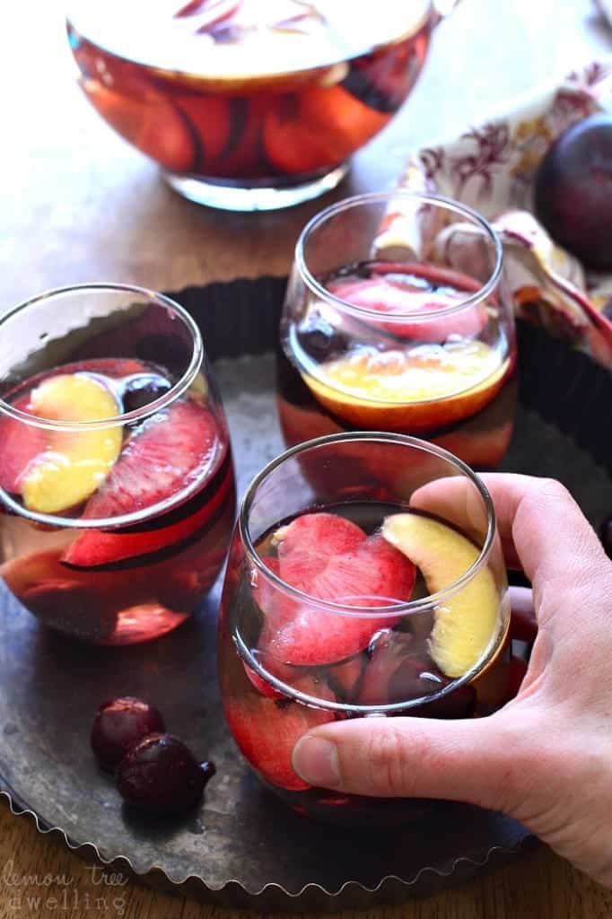 Plum Sangria – Lemon Tree Dwelling