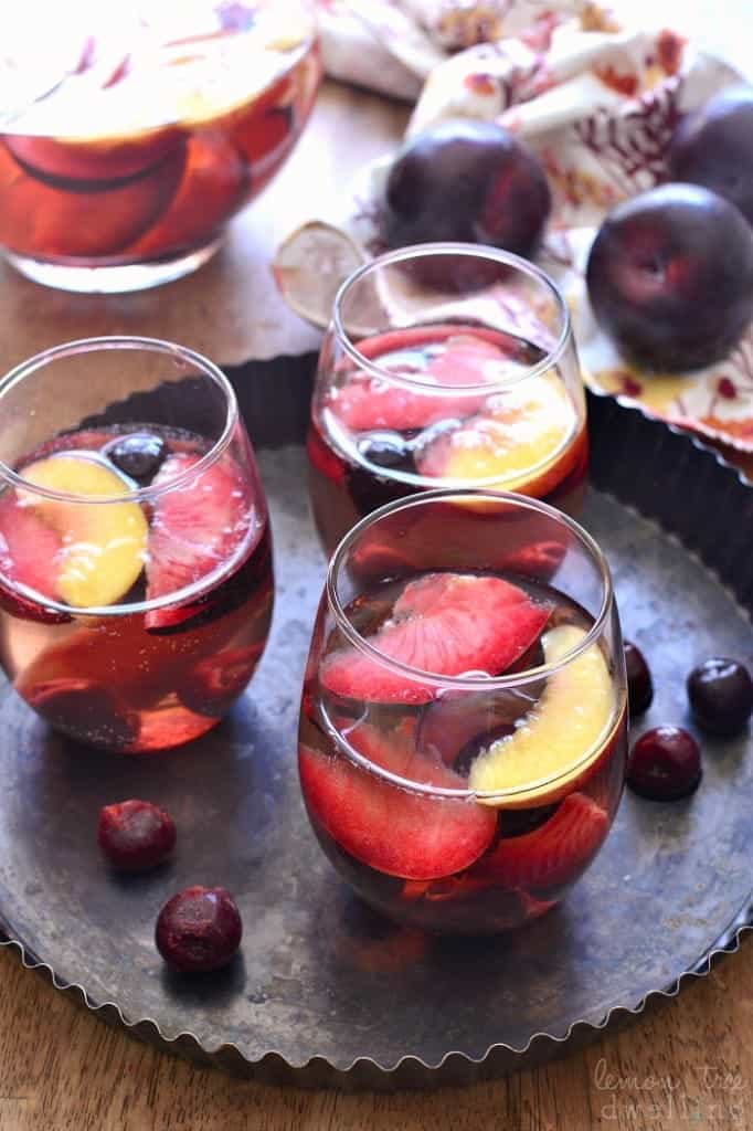Plum Sangria – Lemon Tree Dwelling