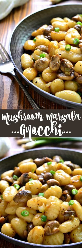 10-Minute Mushroom Marsala Gnocchi