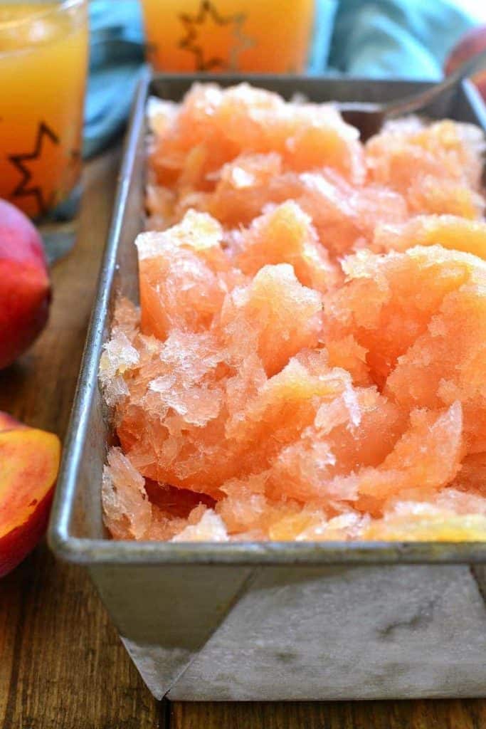 Frozen Peach Slush – Lemon Tree Dwelling