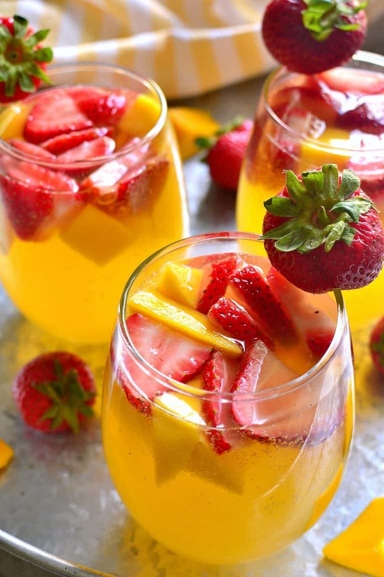 Strawberry Mango Sangria – Lemon Tree Dwelling