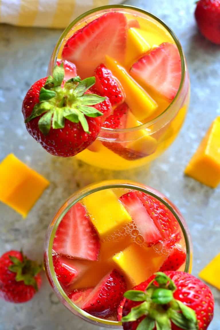 Strawberry Mango Sangria – Lemon Tree Dwelling