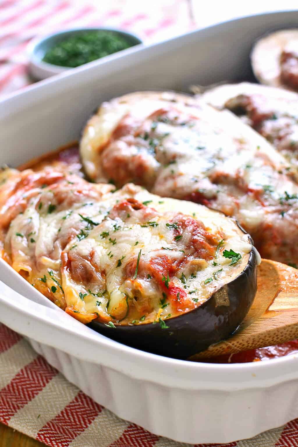 Lasagna Stuffed Eggplant – Lemon Tree Dwelling