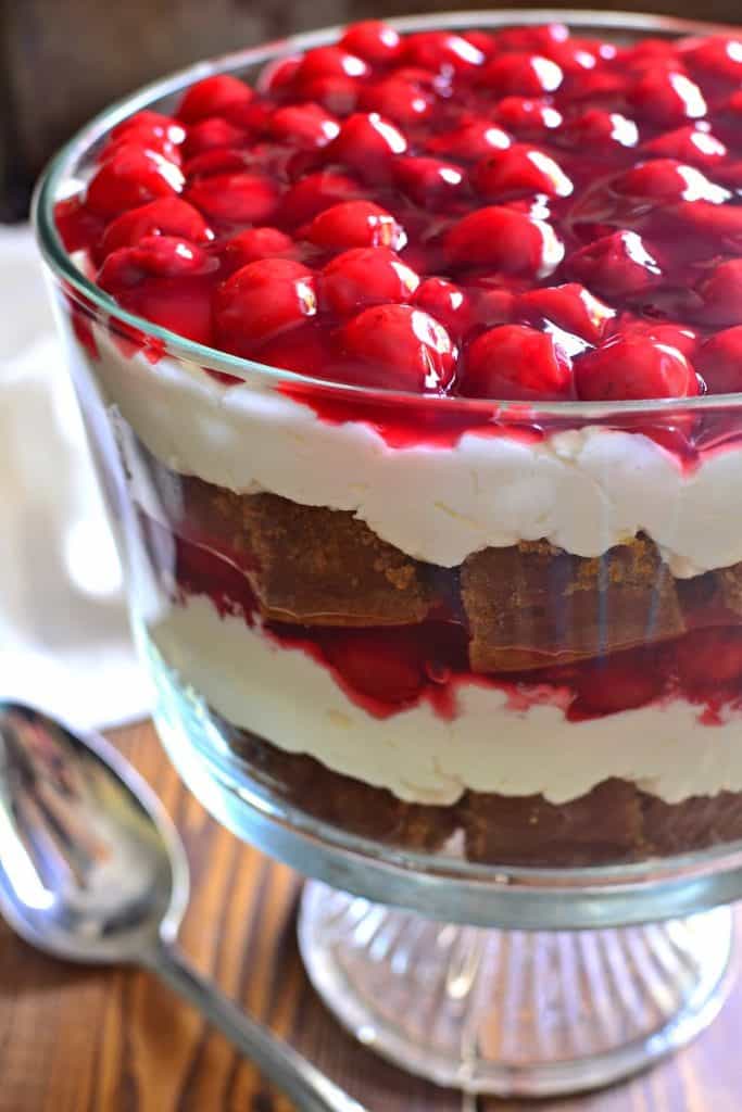 Cherry Cheesecake Gingerbread Trifle – Lemon Tree Dwelling