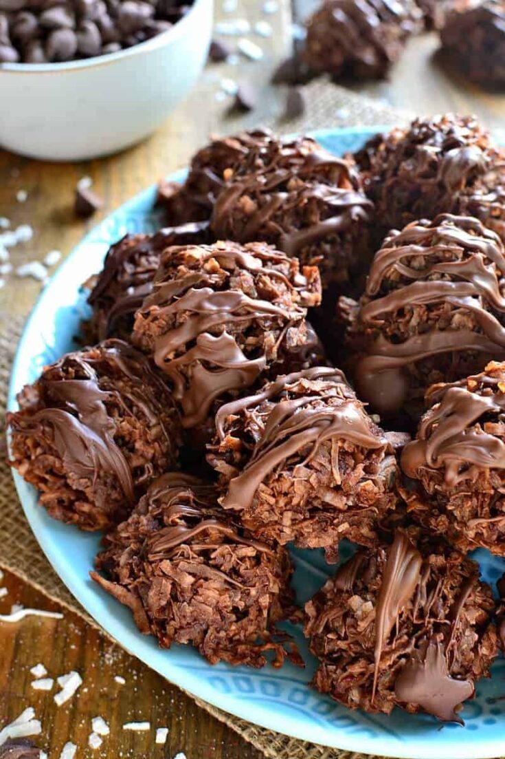 Double Chocolate Coconut Macaroons