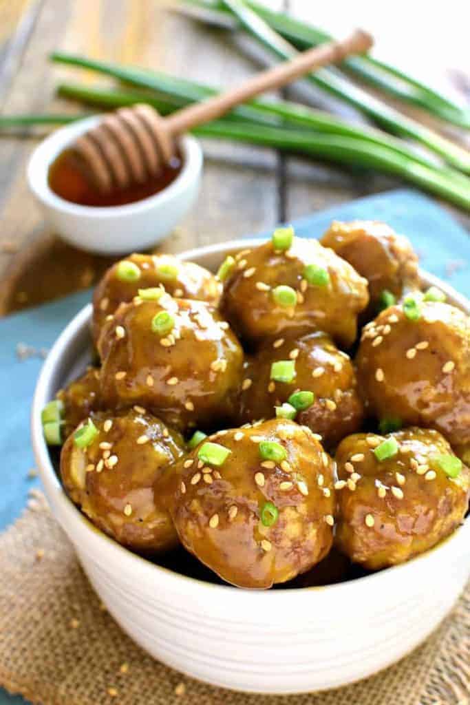 Honey Mustard Coctail Meatballs