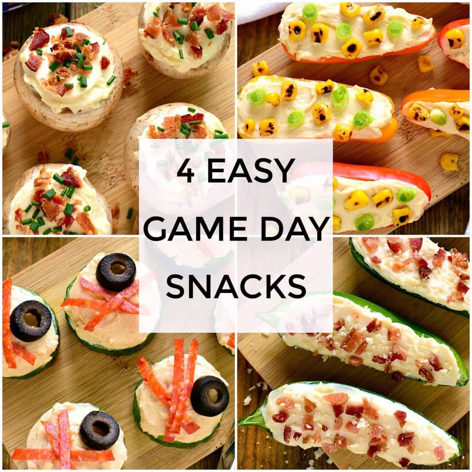 4 Easy Game Day Snacks