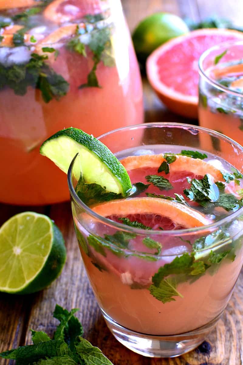 Grapefruit Mojitos | Lemon Tree Dwelling