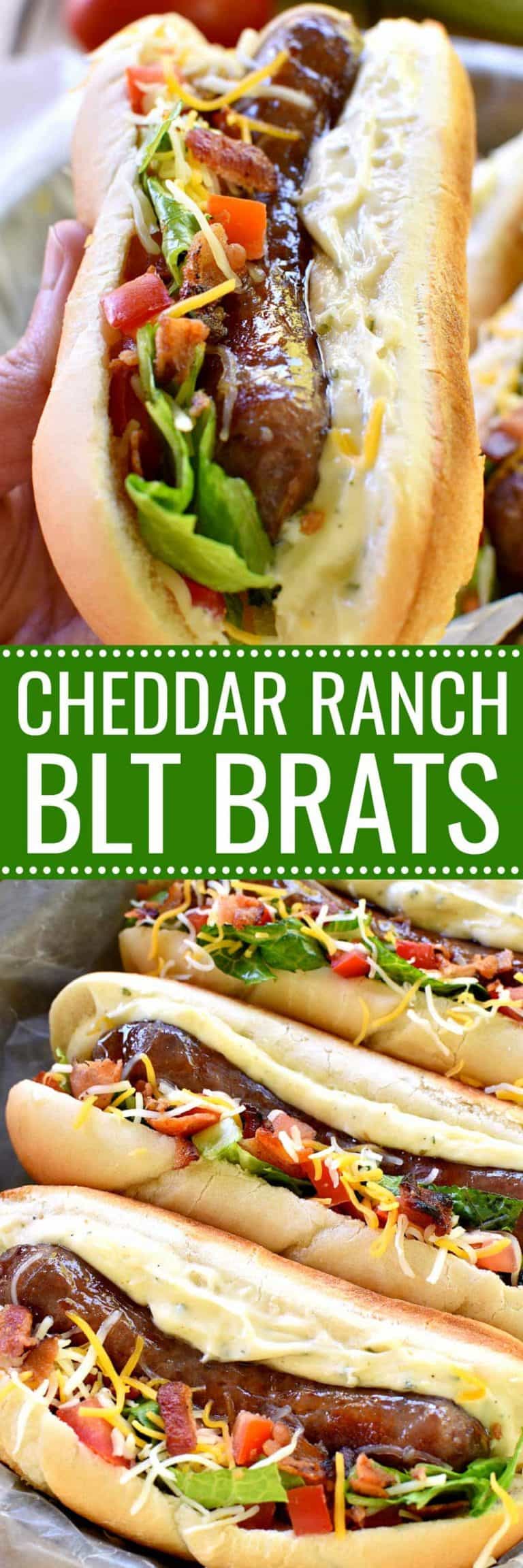 Cheddar Ranch BLT Brats – Lemon Tree Dwelling
