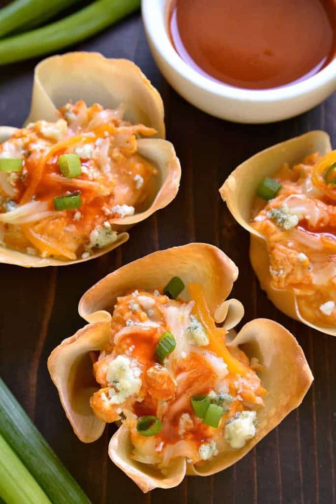 Buffalo Chicken Wonton Cups – Lemon Tree Dwelling