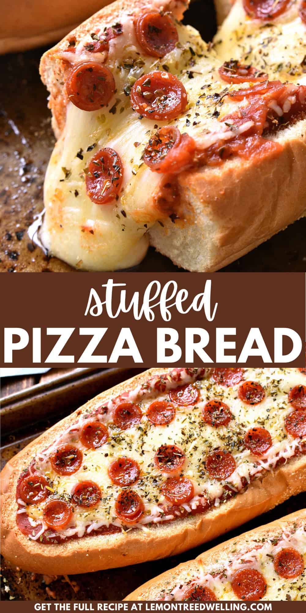 Stuffed Pepperoni Pizza Bread – Lemon Tree Dwelling